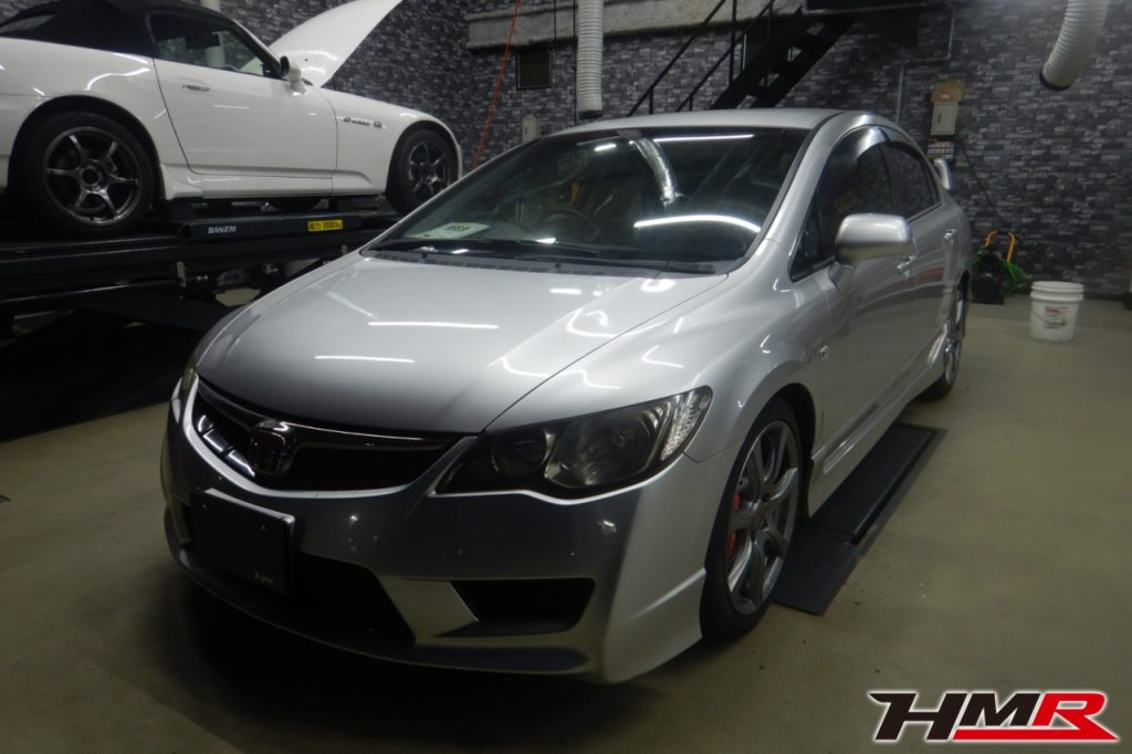 バックヤードスペシャルECU ブレンボ装備のシビックタイプR（FD2)の納車前点検整備を行いました|HMR