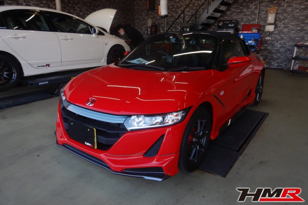 HKSマフラー 無限エアロ装備のS660（JW5）の納車前点検整備を行いました|HMR