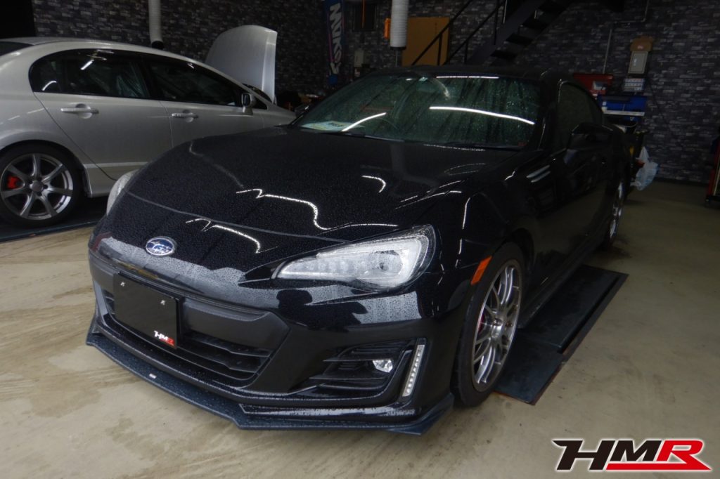 6MT エンケイ18インチ STIエアロ装備のスバル BRZ(ZC6)2.0GTの納車前点検整備を行いました|HMR