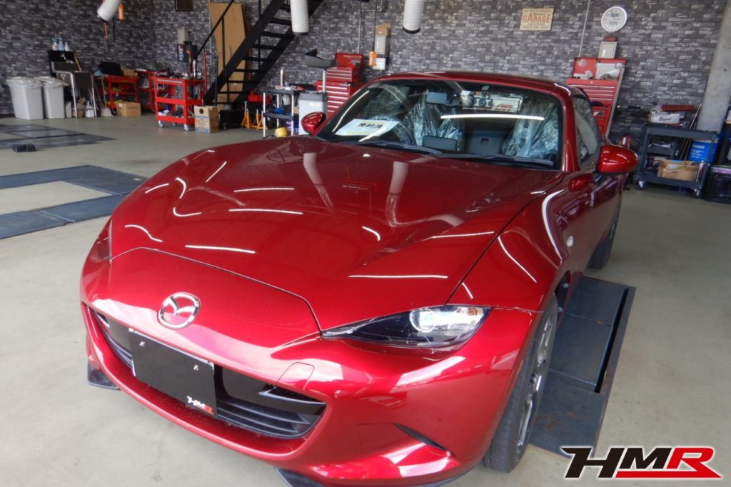 6MT MAZDAコネクト バックカメラ装備のロードスター（NDERC）の納車前点検整備を行いました|HMR