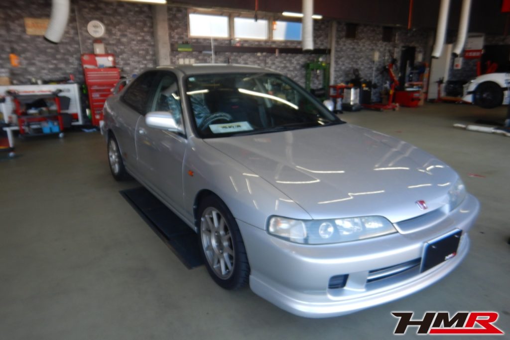 タイミングベルト交換済 スプーンマフラー装着のインテグラタイプR(DB8)の納車前点検整備を行いました|HMR