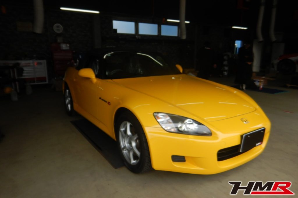 純正BBS16インチ 無限マフラー装備のS2000（AP1）の納車前点検整備を行いました|HMR