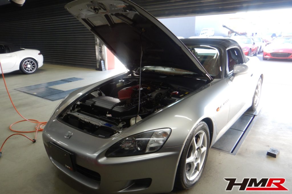 オーリンズ車高調 ARCマフラー装備のS2000(AP1)の納車前点検整備を行いました|HMR