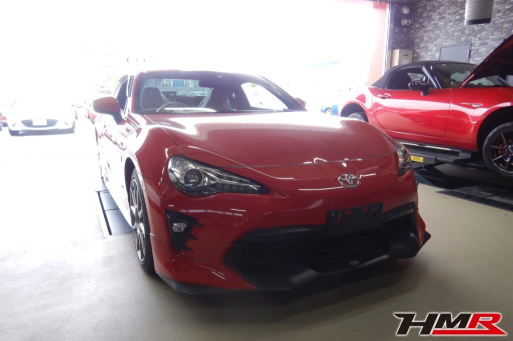 6MT TRDエアロ ケンウッドナビ装備のトヨタ86(ZN6)2.0 GT リミテッドの納車納車前点検整備を行いました|HMR