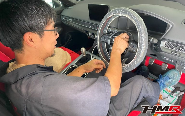 FL5シビックタイプRのステアリング交換(社外)|HMR