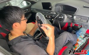 FL5シビックタイプRのステアリング交換(社外)|HMR