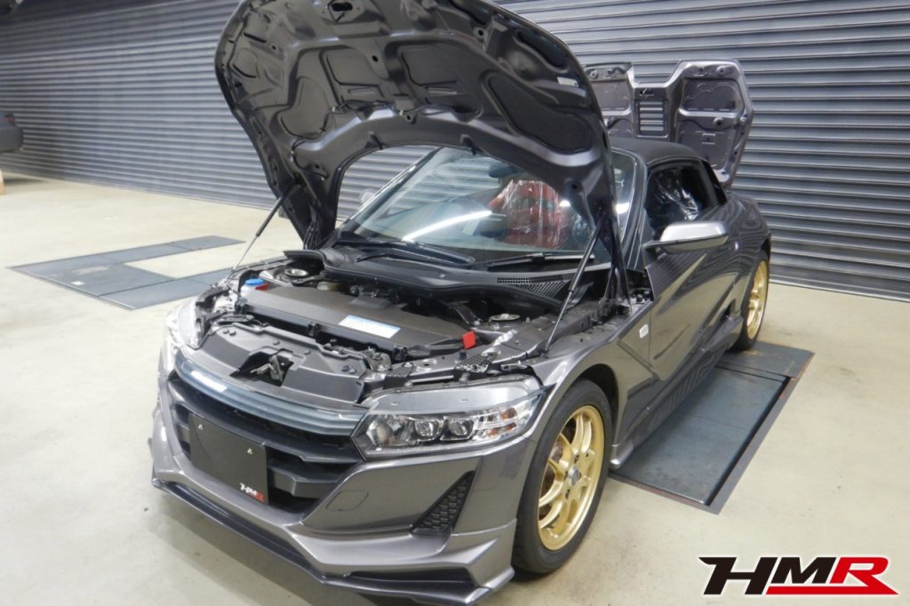 無限フルエアロ エンケイアルミ装備のS660（JW5）の納車前点検整備を行いました|HMR