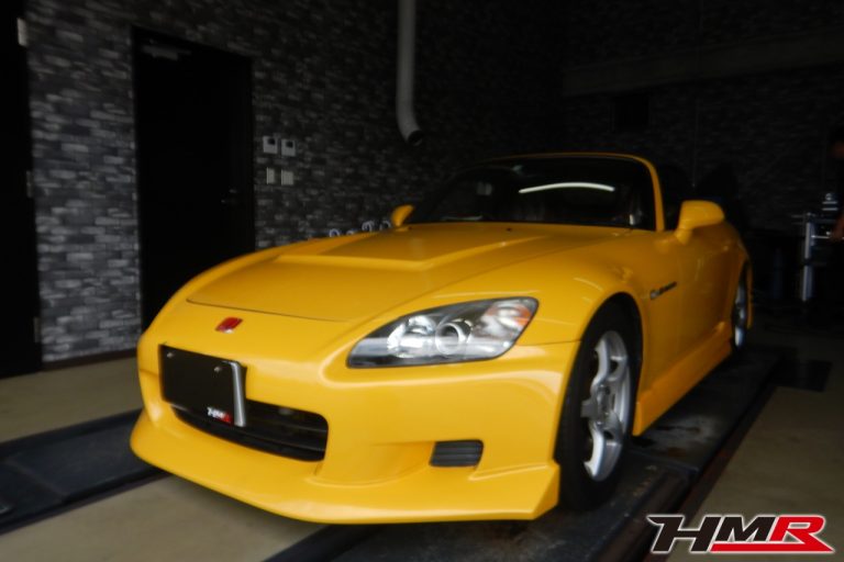 社外フルエアロ モデューロリアスポイラー装着のS2000(AP1)の納車前点検整備を行いました|HMR