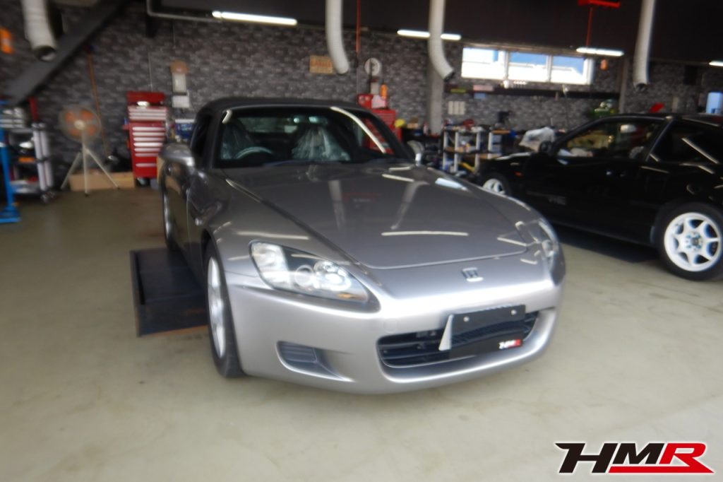 純正BBS16インチ RS-Rダウンサス装着のS2000(AP1)の納車前点検整備を行いました|HMR