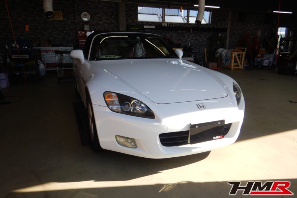 純正BBS鍛造AW 社外ナビ ETC装着のS2000(AP1)の納車前点検整備を行いました|HMR