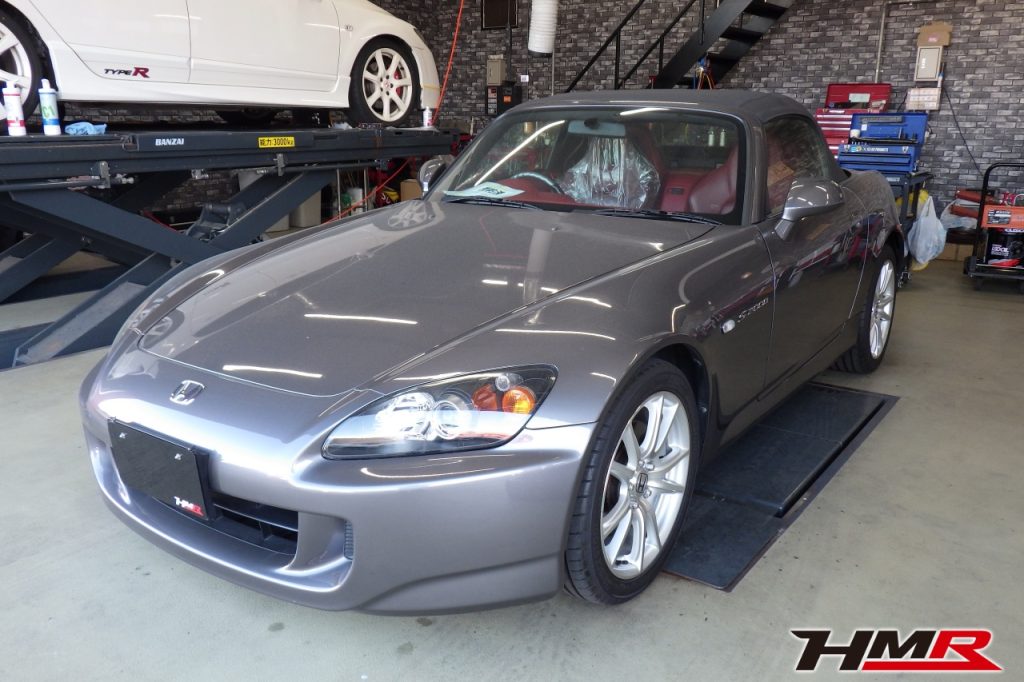 鈴鹿モデル オプション赤内装装着のS2000タイプV(AP1)の納車前点検整備を行いました|HMR