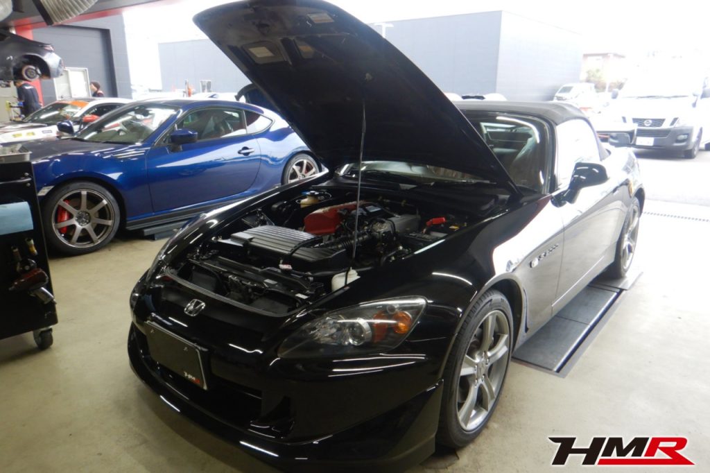 ノーマルコンディション 赤黒本革シートのS2000（AP2）タイプSの納車前点検整備を行いました|HMR