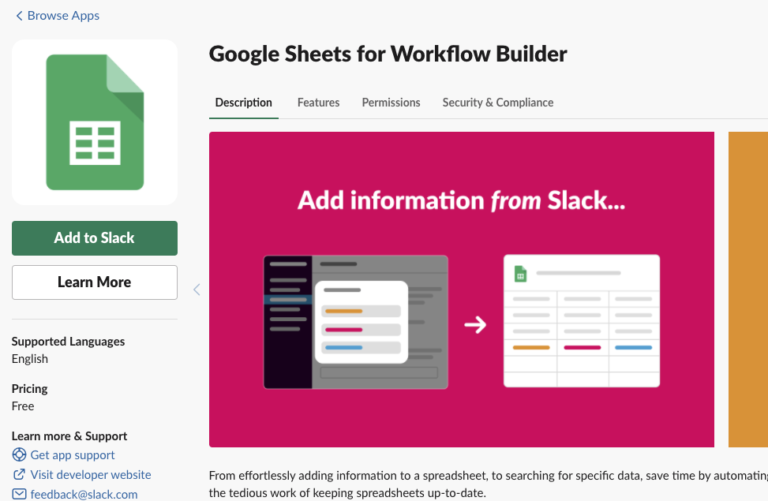 Slack Workflow と Google スプレッドシートの連携について - WonderPlanet Developers’ Blog