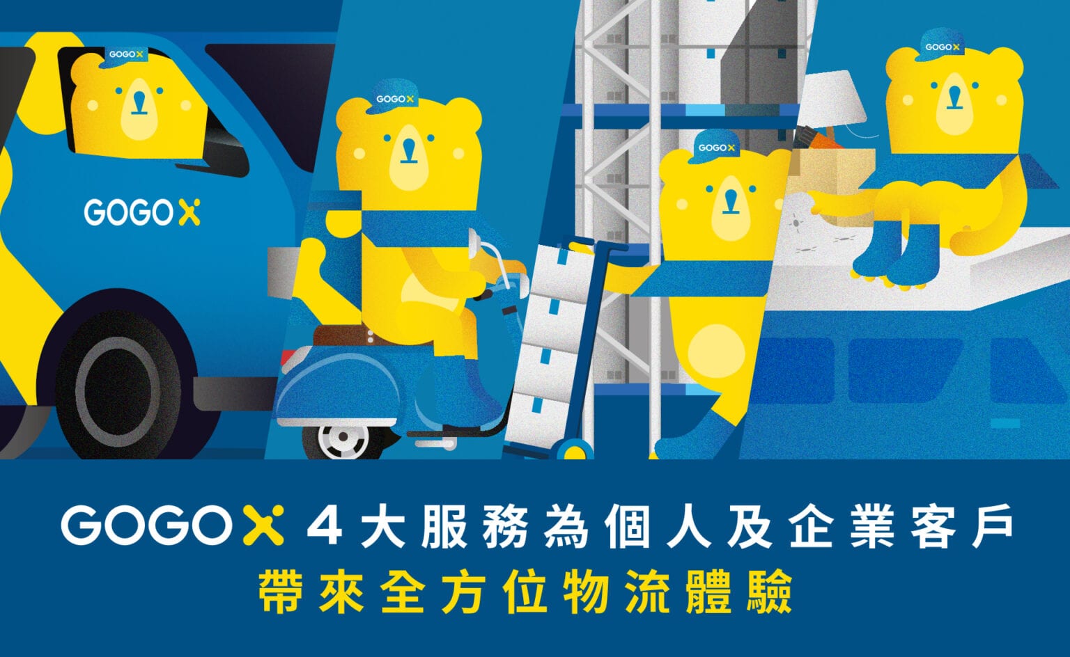 GOGOVan 7週年升級GOGOX 4大服務為個人及企業客戶帶來全方位物流體驗 - GoGoX 香港