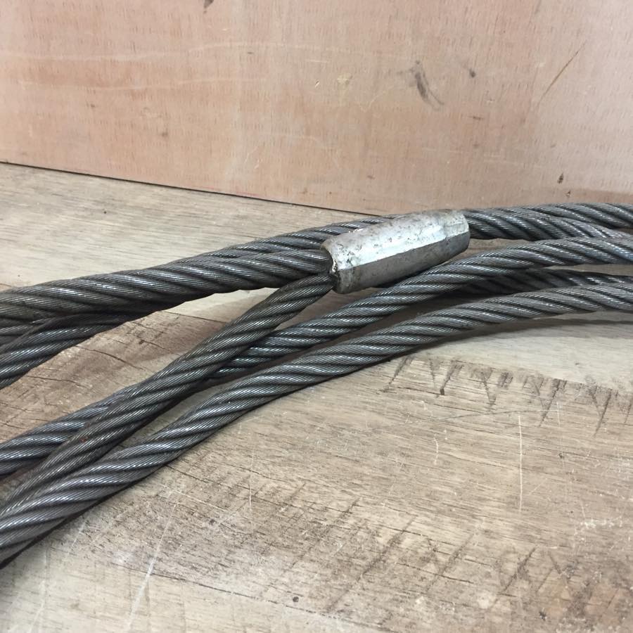 【中古】SHINKOクランプ ワイヤーロープ 玉掛 12mm 4m 工具 電動工具 DIY 日曜大工 kd03003651の落札情報詳細 - Yahoo!オークション落札価格検索 オークフリー